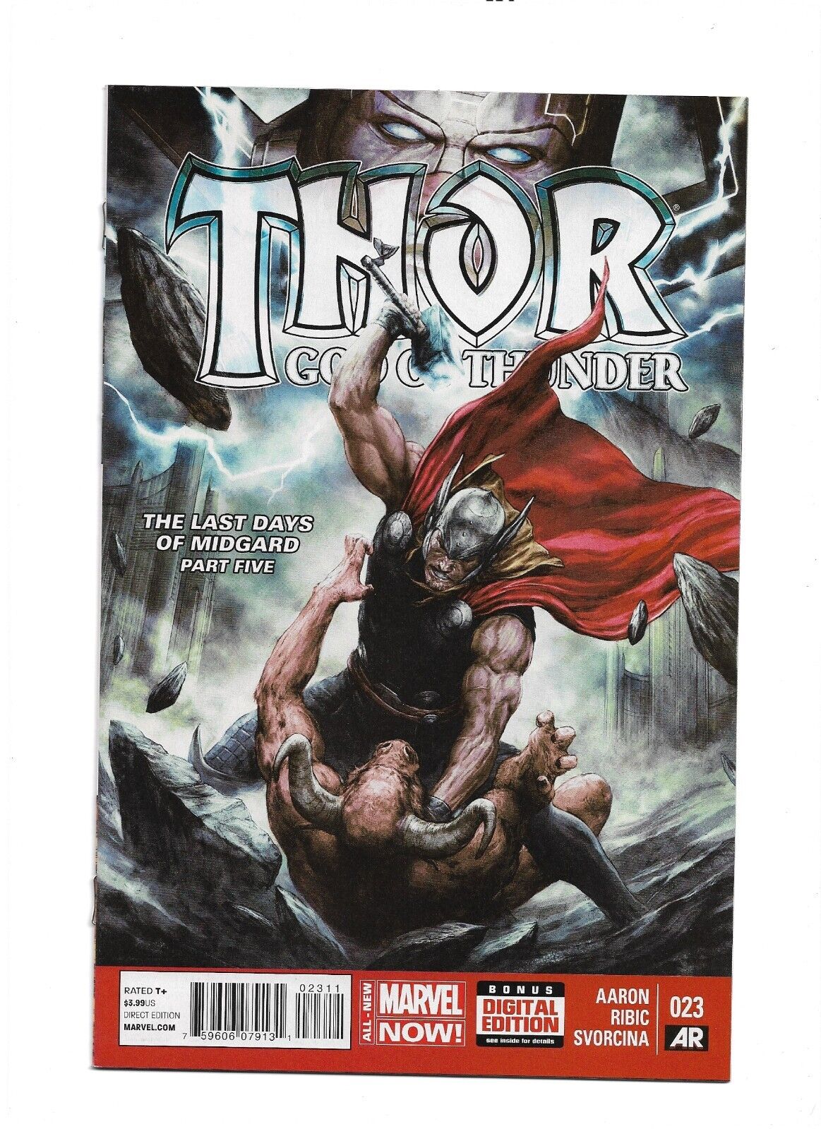 Thor God Of Thunder #23 Marvel Comics 2013 The Last Days of Midgard ...