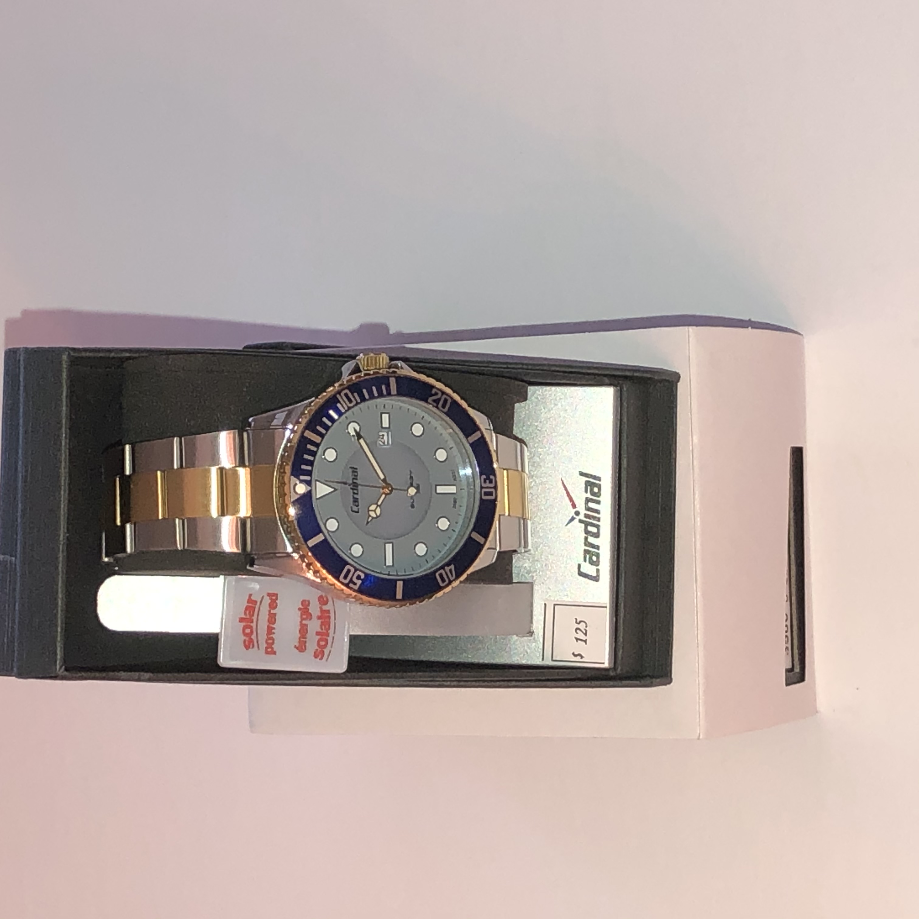 Cardinal Solar Powered Watch New $125.00 | Property Room