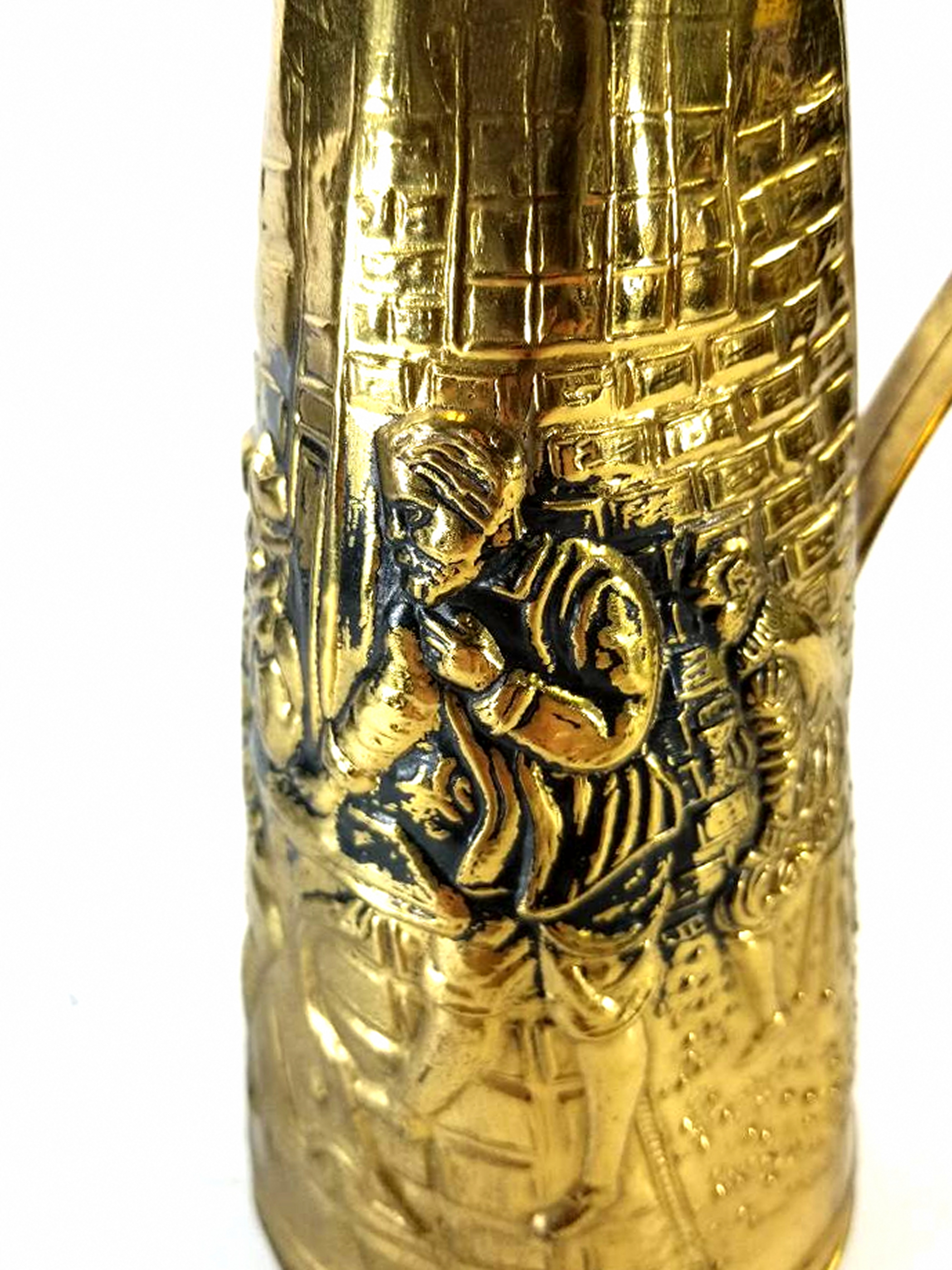 Vintage Hand Hammered Copper Pitcher With Handle | Property Room