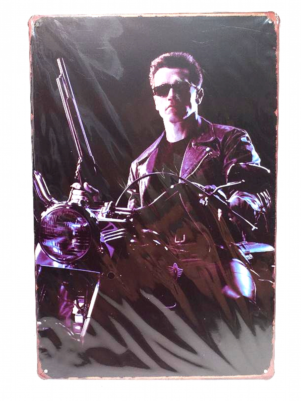 Vintage Looking Arnold Schwarzenegger The Terminator Metal Sign 8" x 12 ...