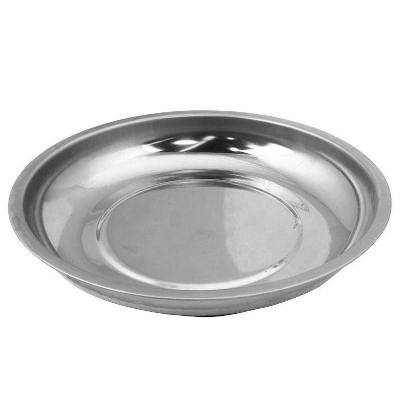 NEW Magnetic Part Bolts Holder Tray 6" Dish Round Tool Stainless Steel ...