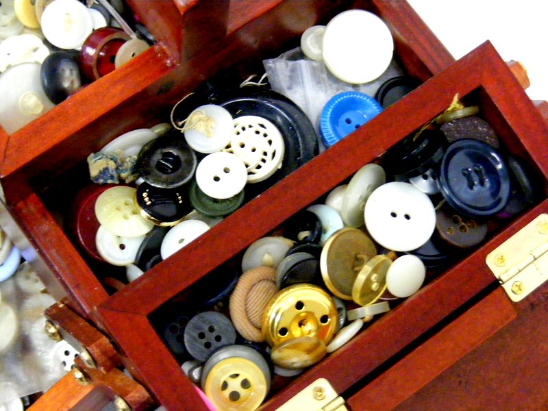 Sewing Chest Of Buttons | Property Room