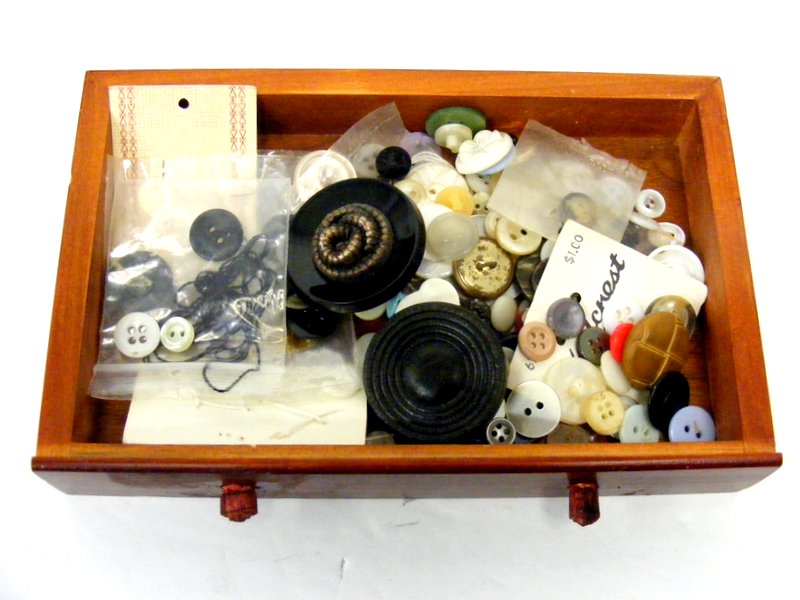 Sewing Chest Of Buttons | Property Room