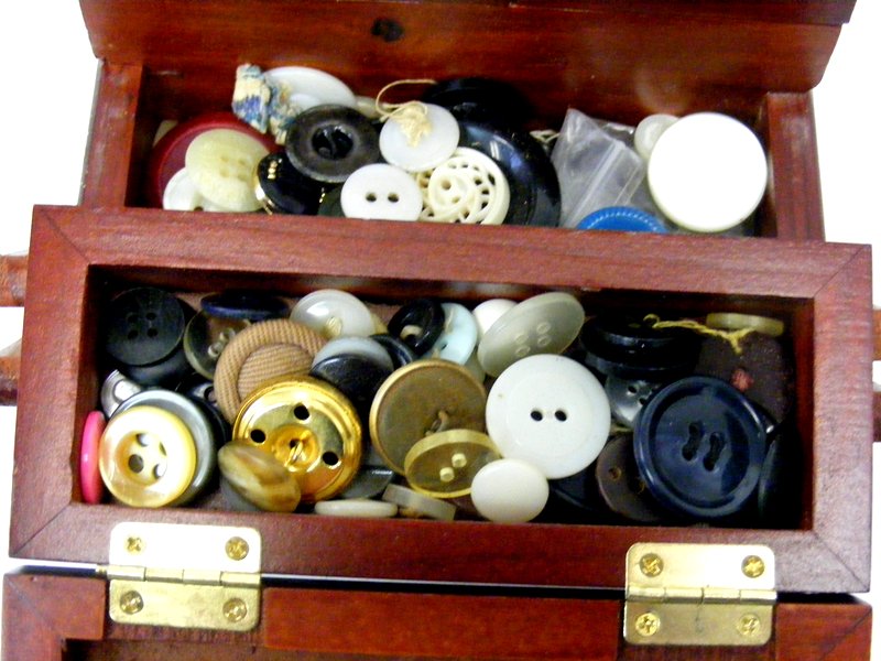 Sewing Chest Of Buttons | Property Room