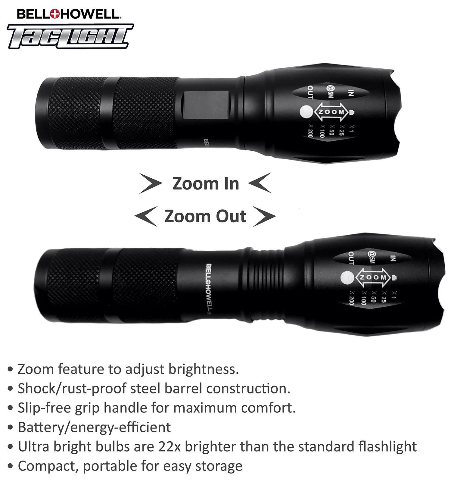 Bell + Howell CREE LED 40X Brighter Taclight Flashlight | Property Room