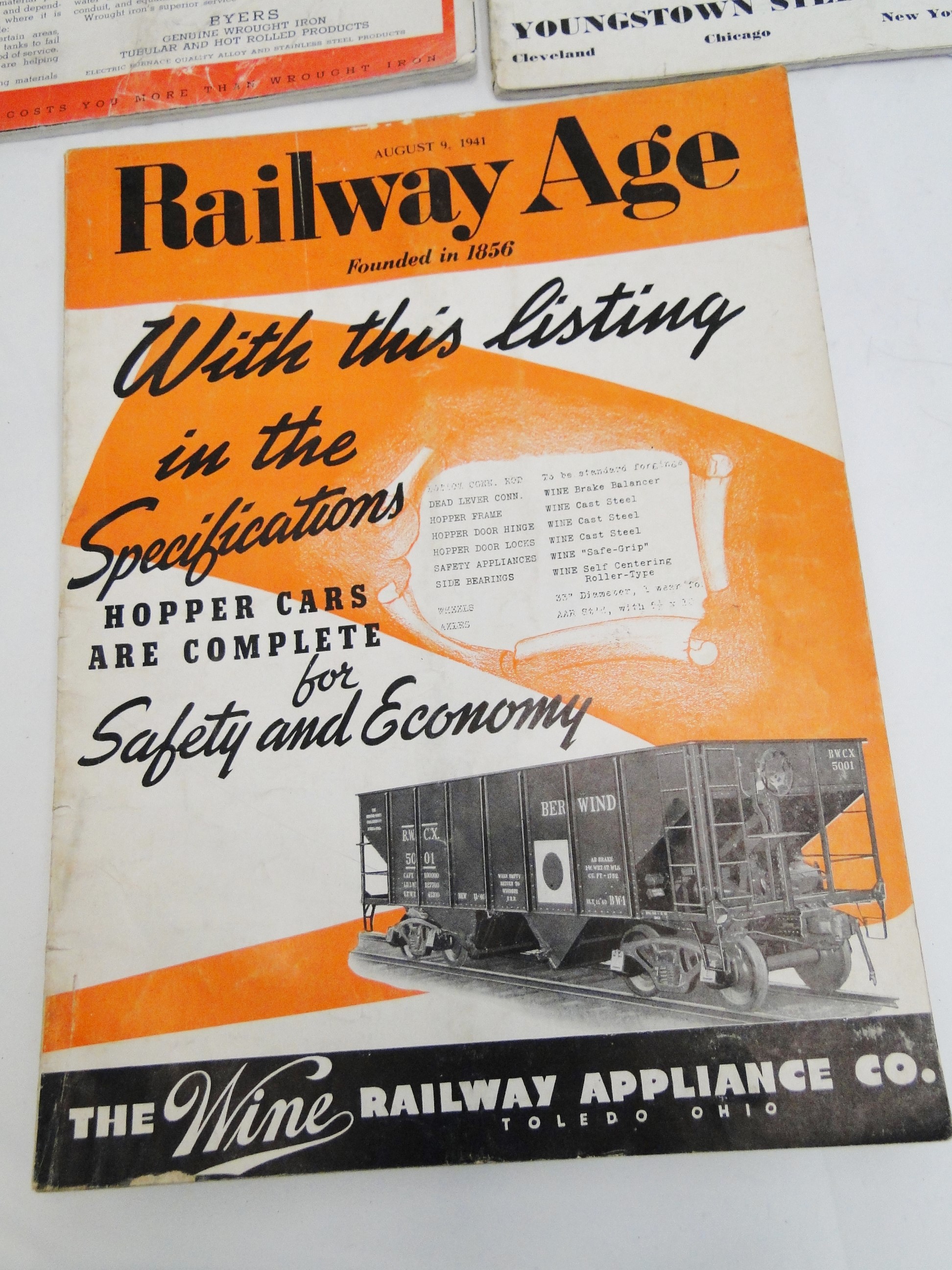 Rare 3 Magazines Railroad 1940 1941 1948 | Property Room