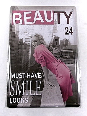 Classic Marilyn Monroe Metal Sign | Property Room