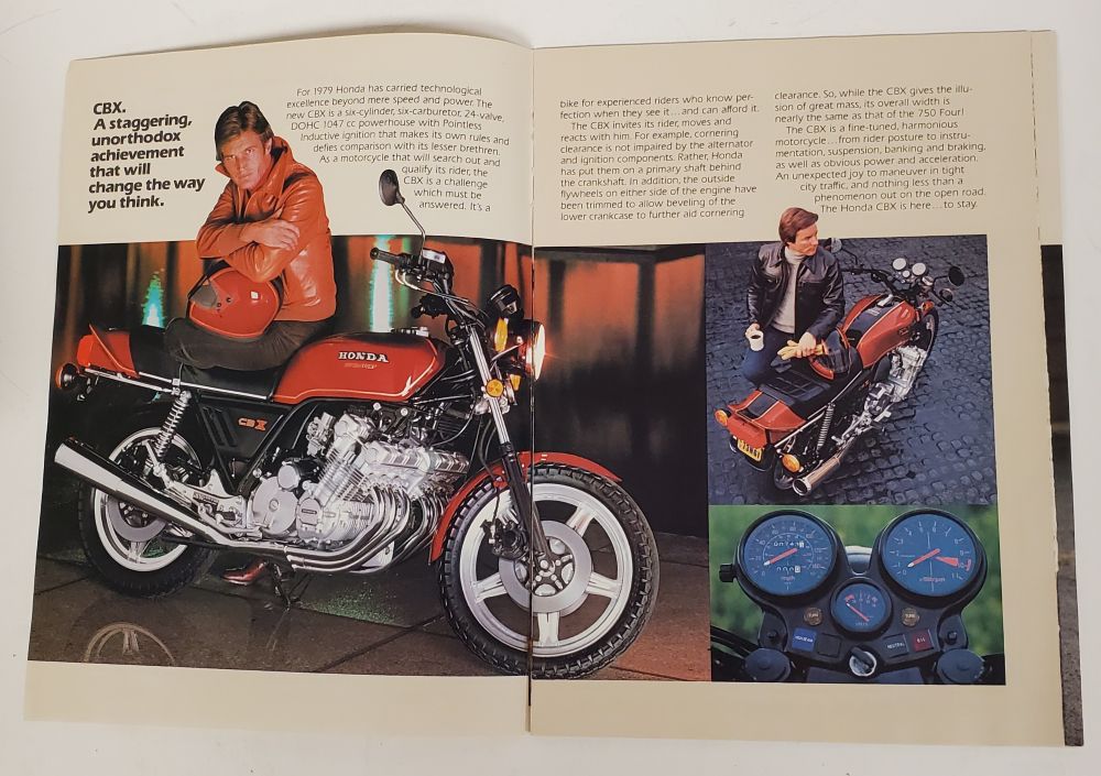 Vintage US 35pg 1979 Honda Pull Out Color Catalogue From Cycle World ...