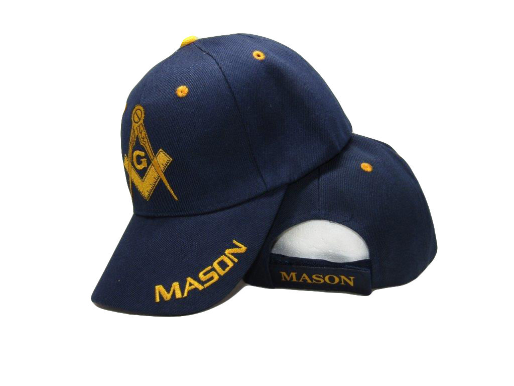 Blue and Gold Mason Masons Freemason Masonic Lodge Ball Cap Hat ...