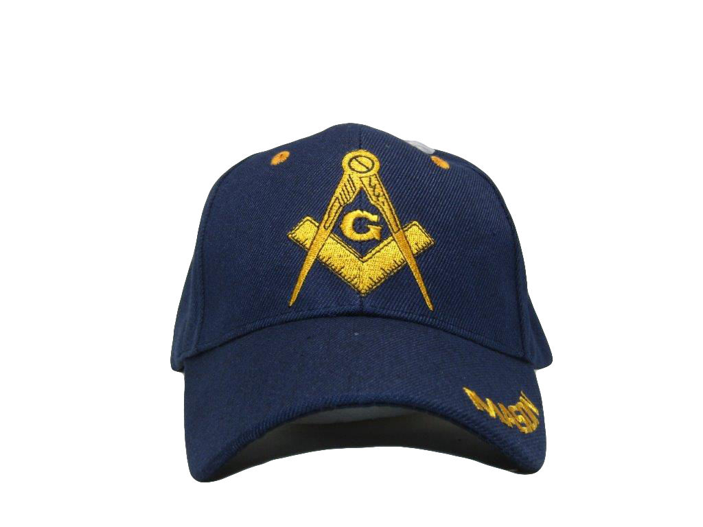 Blue and Gold Mason Masons Freemason Masonic Lodge Ball Cap Hat ...