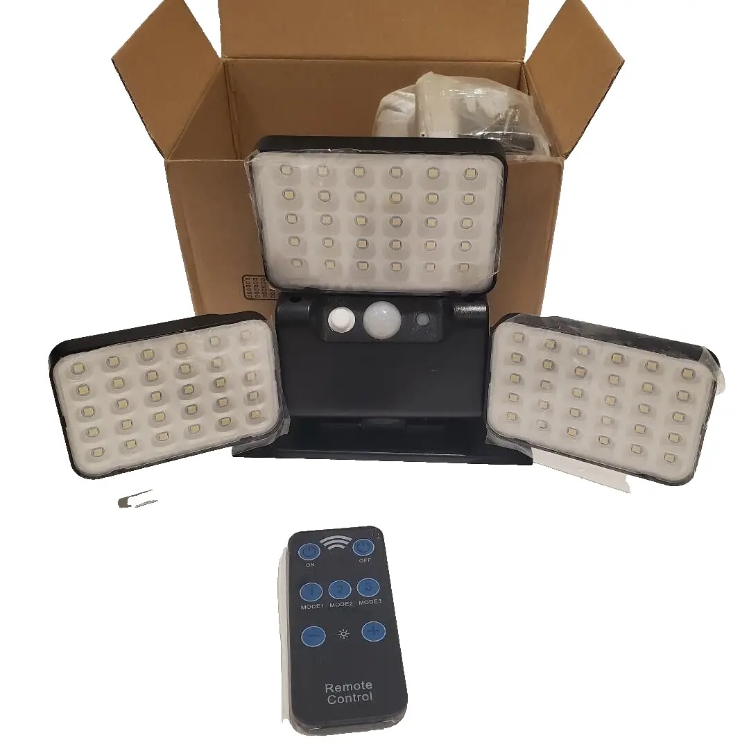 Two Solar Motion Light Kit Whaterproof IP65 with Remote | Property Room