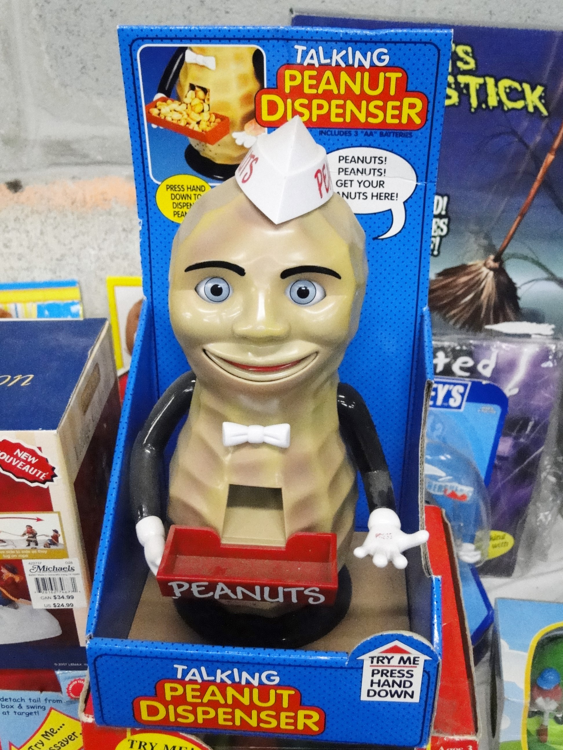 Collector's Talking Peanut Dispenser from 2001 | Property Room