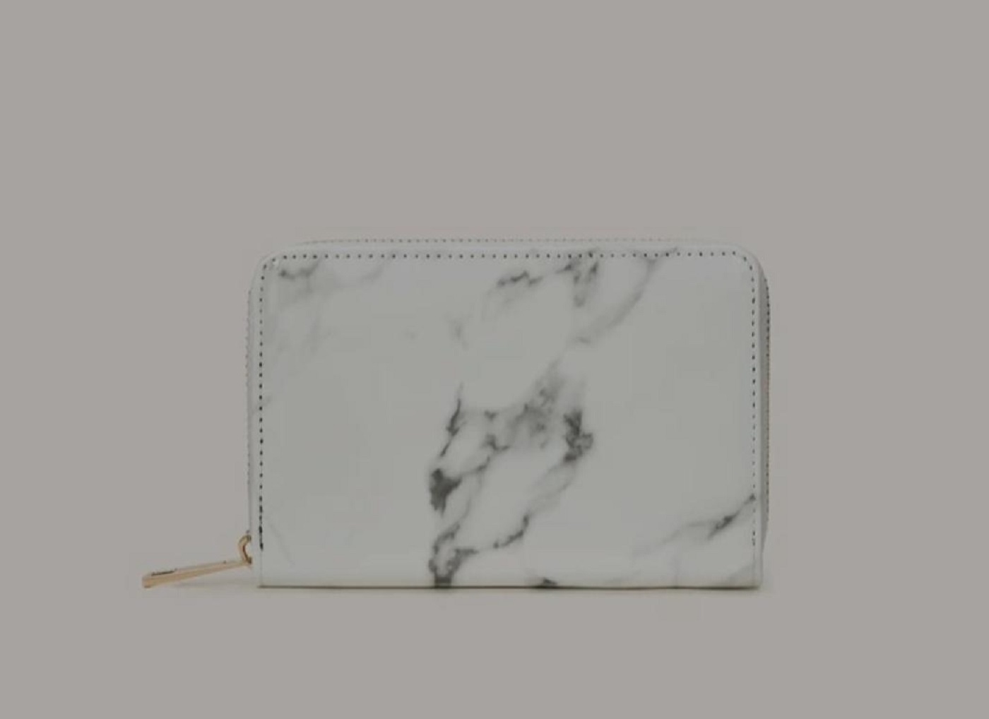 Women's SHEIN Marble Print PU Leather Zip Wallet | Property Room