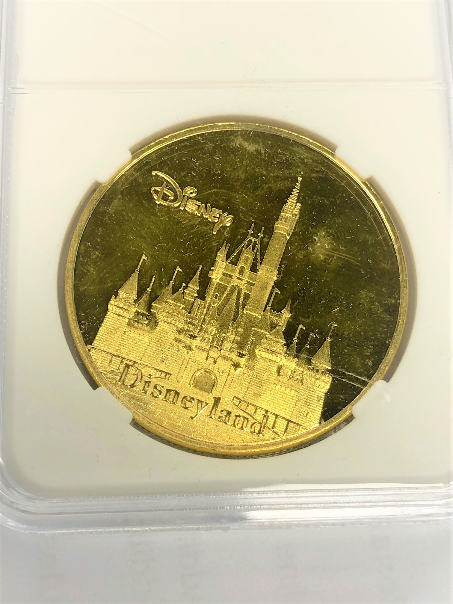 Mickey Mouse Donald Duck Disney 24kt Gold Foil Coin | Property Room