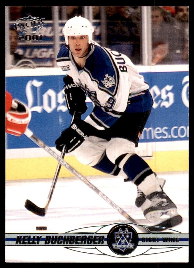 2000-01 Pacific LA Kings Hockey Card #194 Kelly Buchberger | Property Room