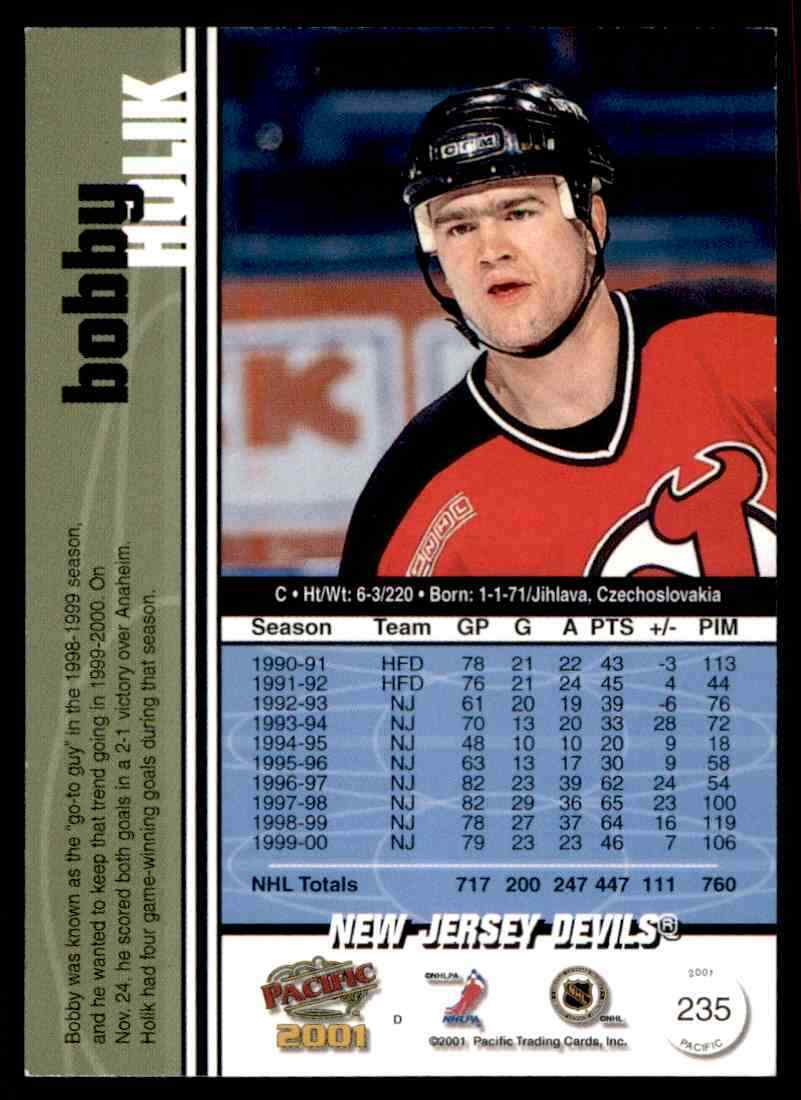 2001-02 Pacific New Jersey Devils Card #235 Bobby Holik | Property Room