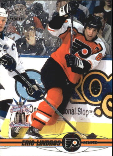 2000-01 Pacific Philadelphia Flyers Hockey Card #301 Eric Lindros ...