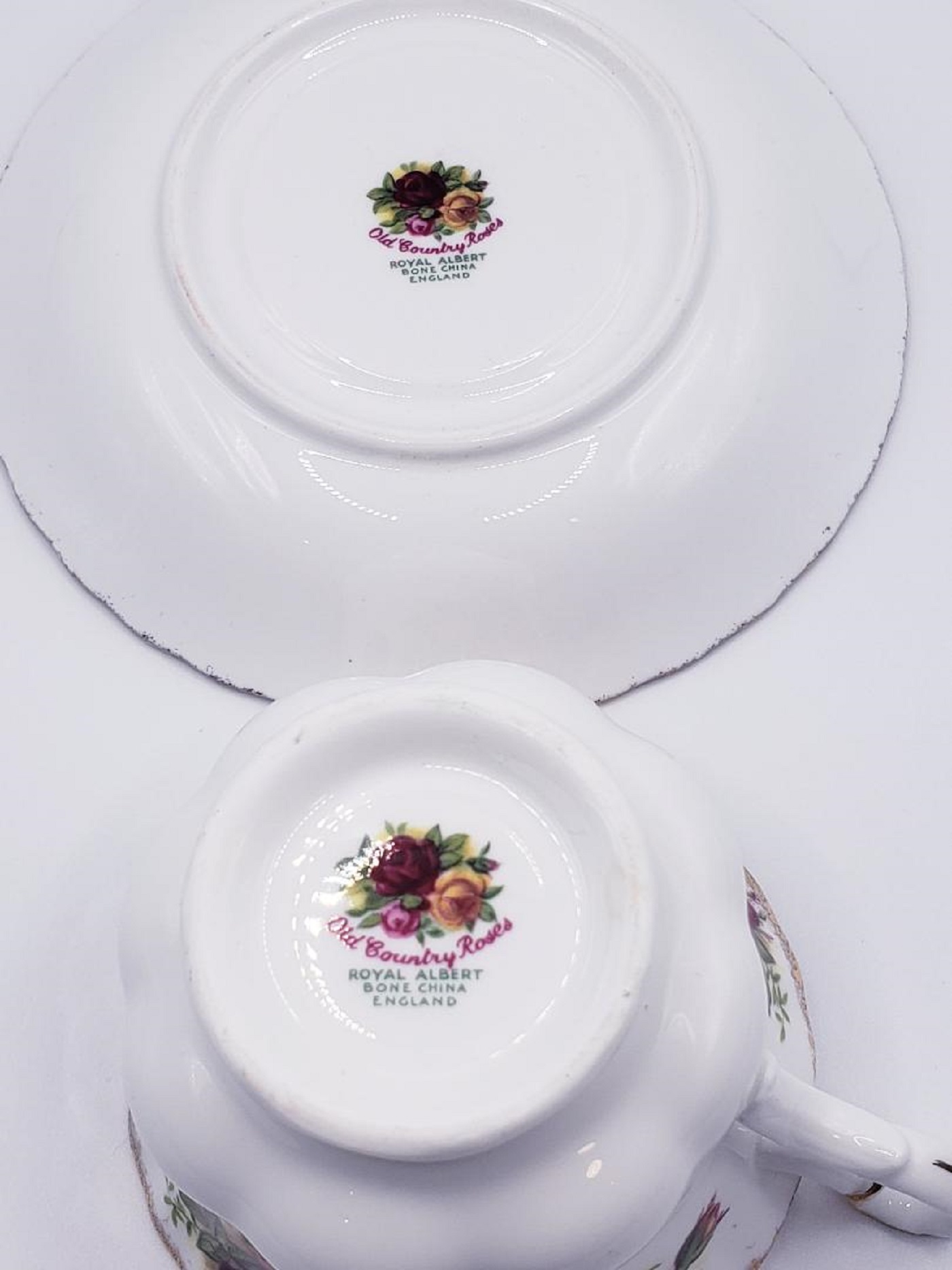 VTG Royal Albert Old Country Roses Teacup and Saucer Set - Made in ...