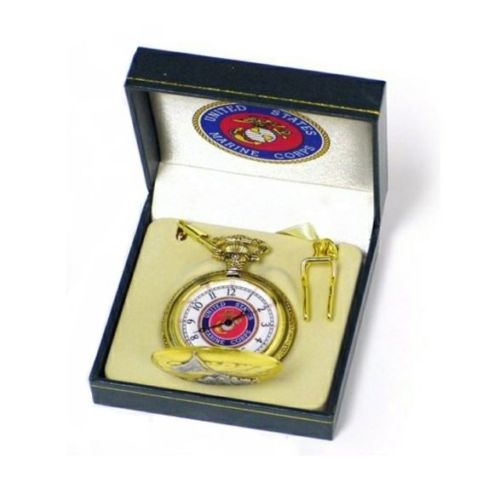 U.S. Marine Corps Gold Tone Pocket Watch | Property Room