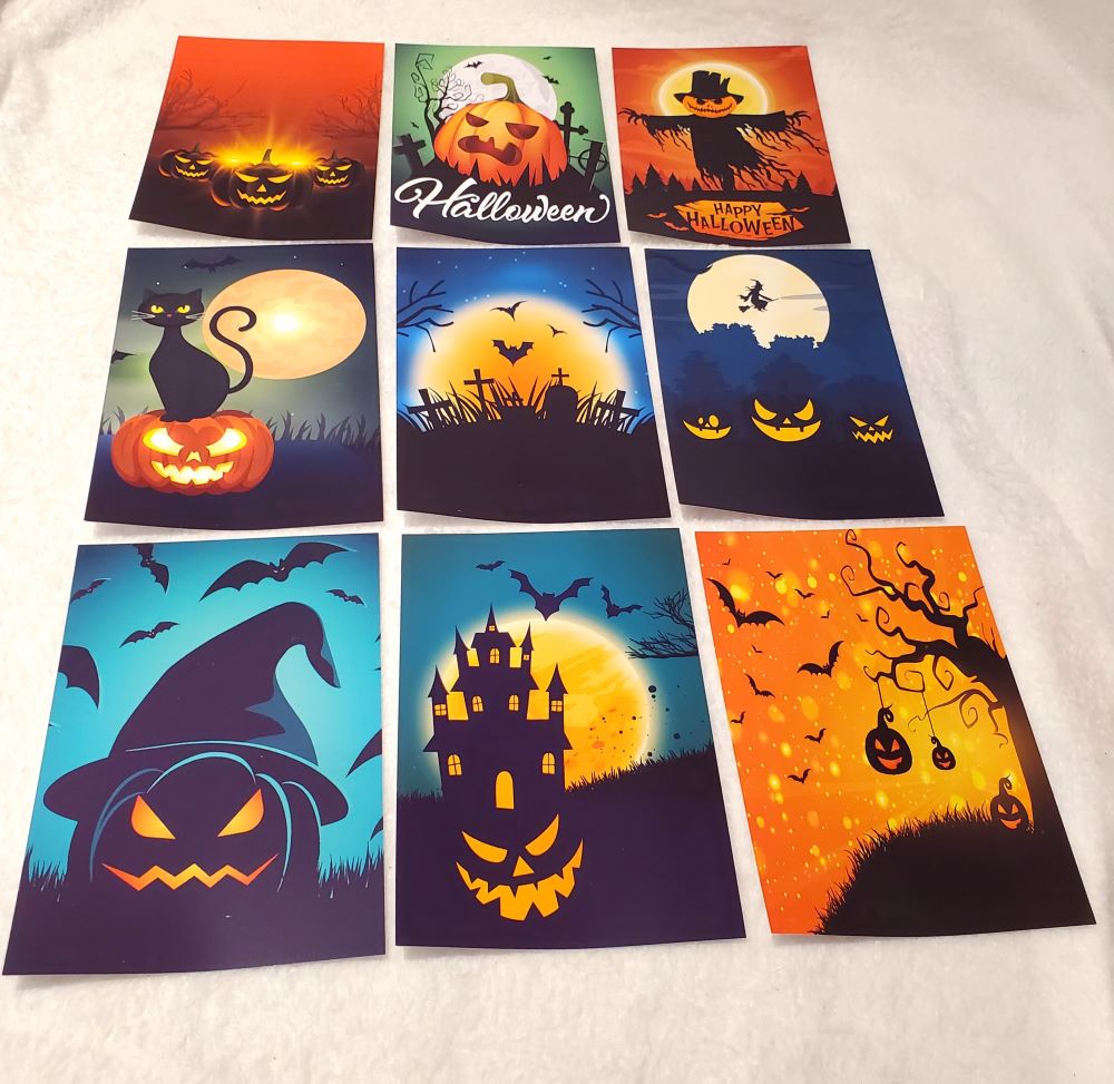 Halloween Collage of 45 Cards 4" x 6" | Property Room