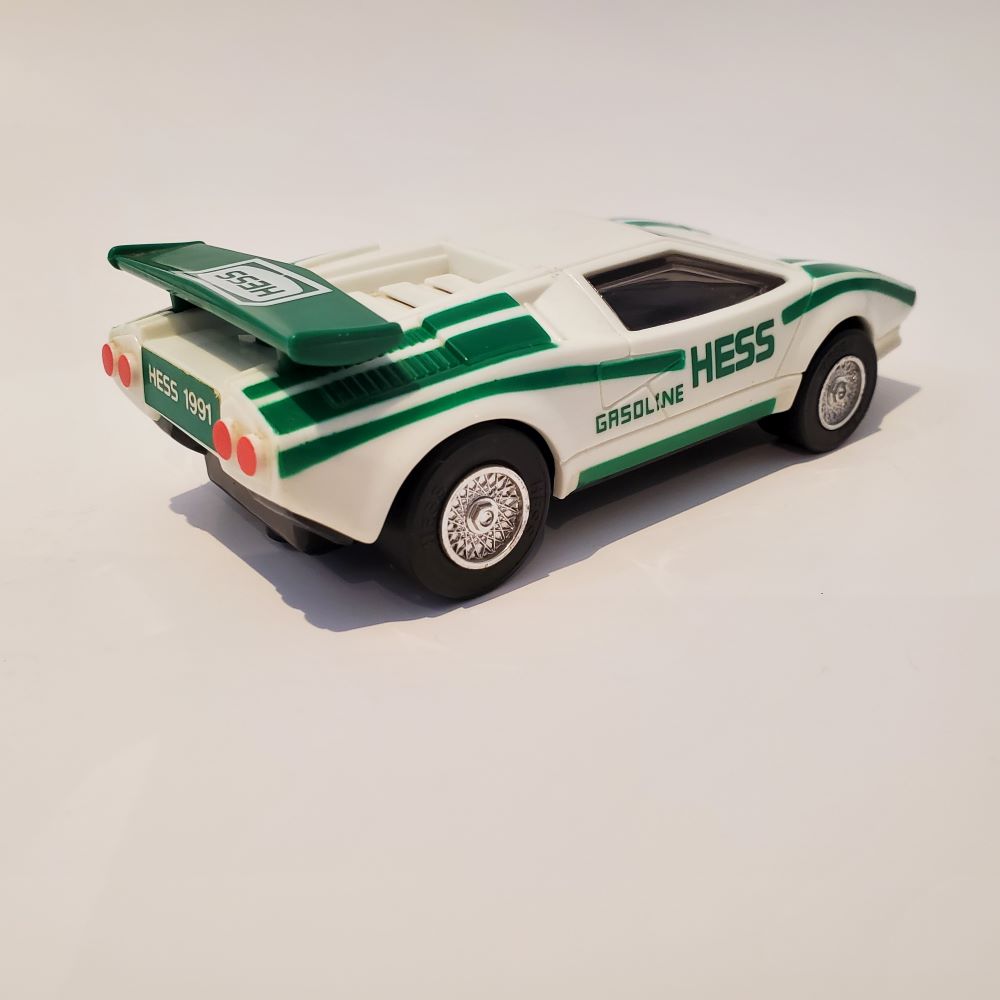 1991 Hess Gasoline Lamborghini Pullback Sports Car White & Green ...