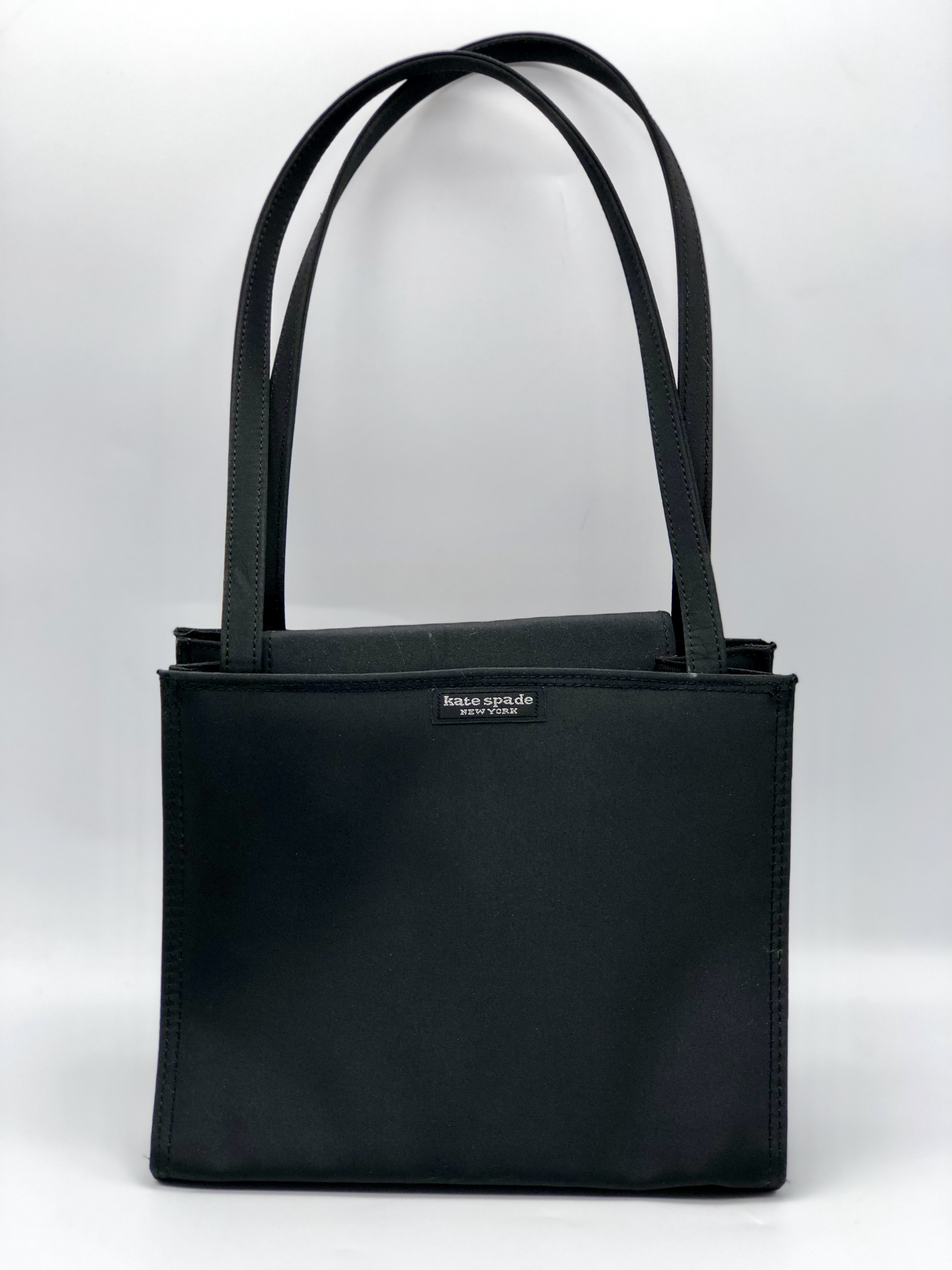 Kate Spade Iconic Black Nylon Tote Bag | Property Room