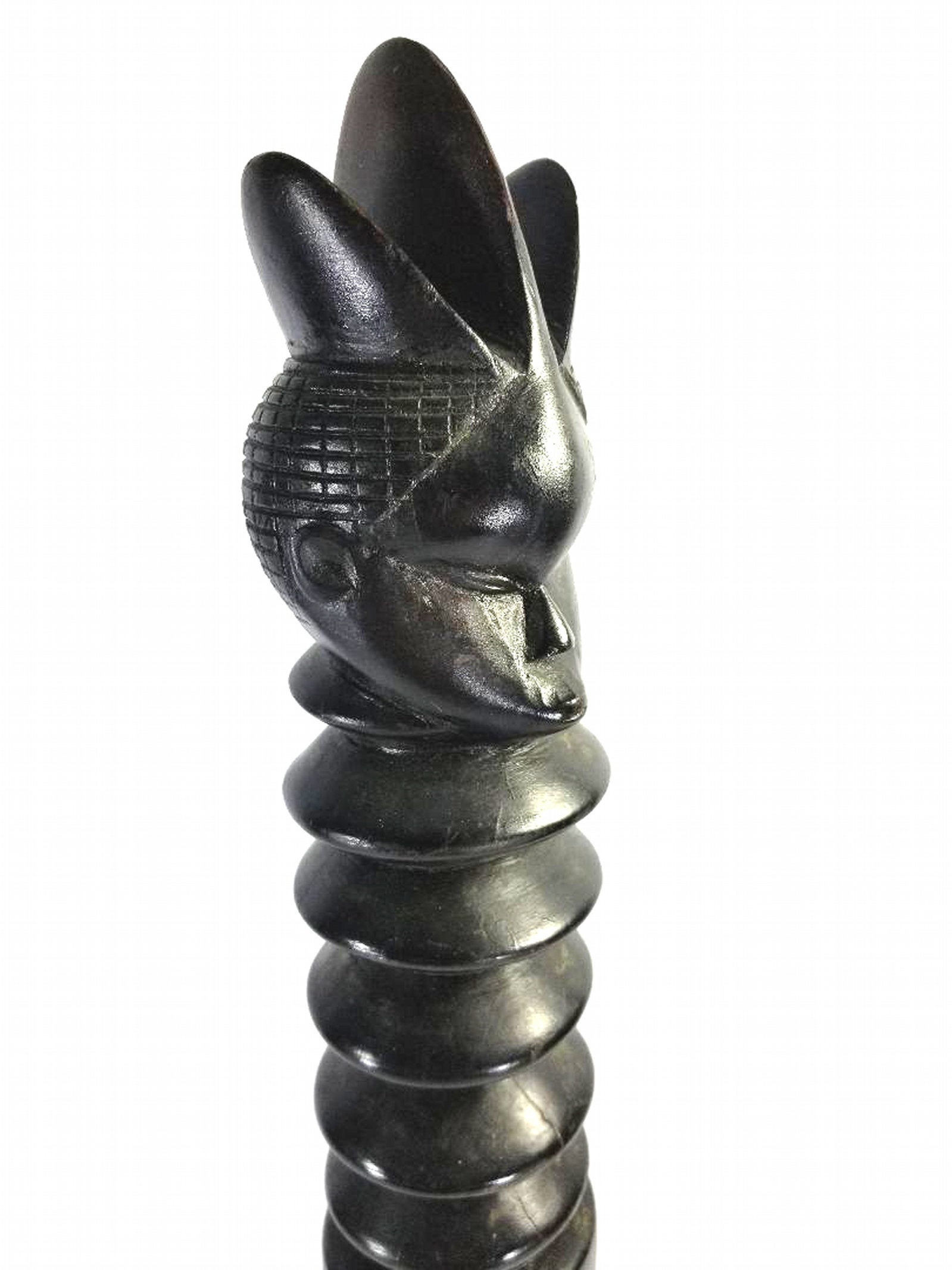 Rare African Hand Carved Wooden Tribal Sculpture By Matin | Property Room