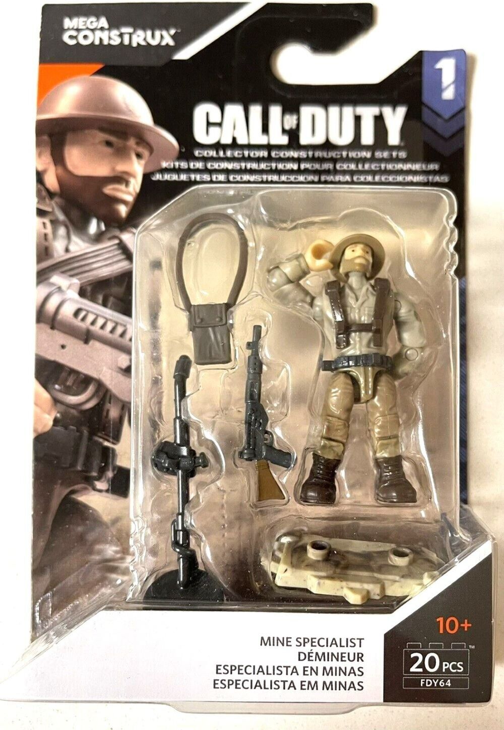 2016 Mega Construx Call of Duty Specialists Series 1 Mine Specialist ...