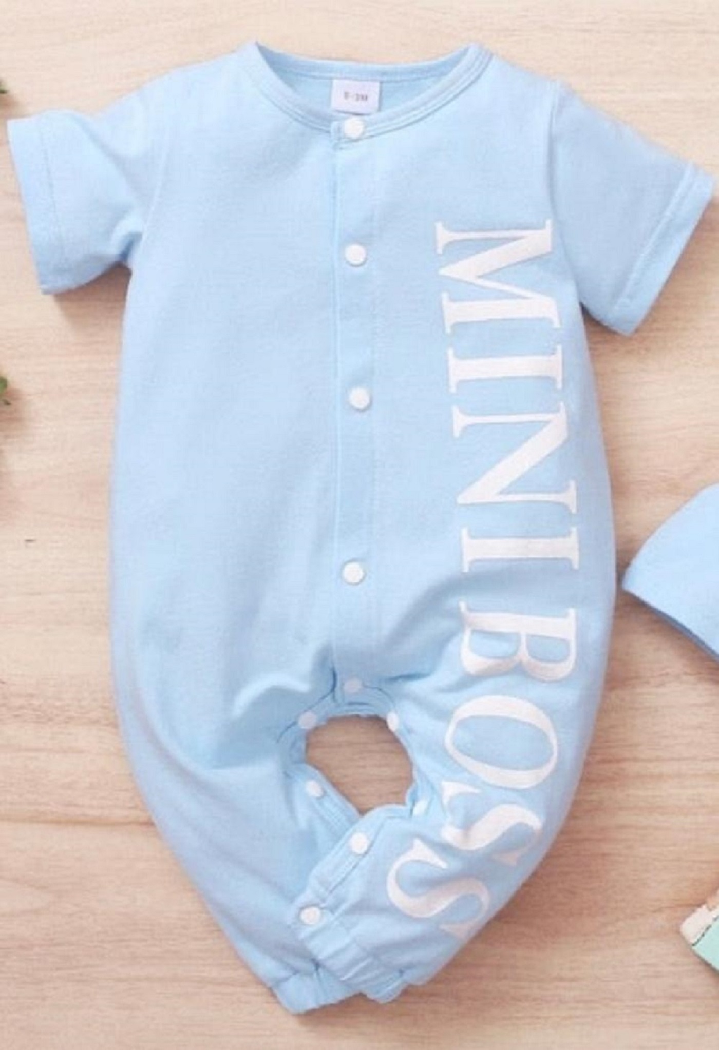 NWT Mini-Boss Baby Romper And Hat Sz 0-3M | Property Room