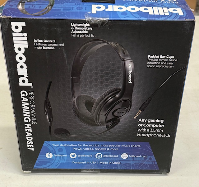 Billboard Gaming Headphones | Property Room