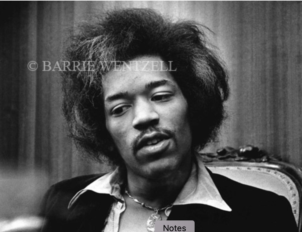Jimi Hendrix Photography by Barrie Wentzell | Property Room