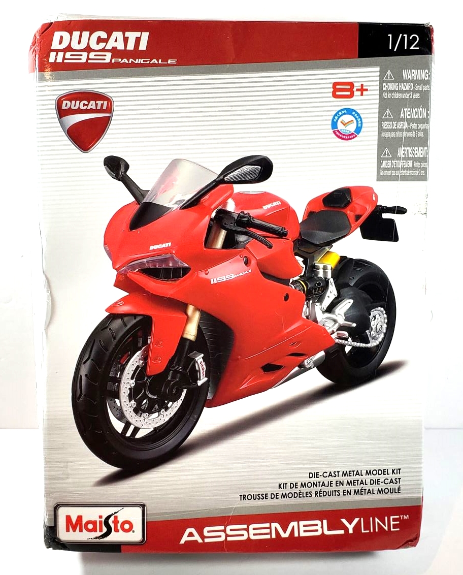 Maisto Assembly Line 1/12 Ducati 1199 Panigale Assembly Line Die Cast ...