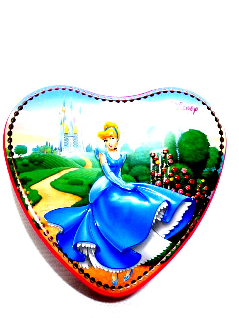 Disney Princess Cinderella Heart Shaped Tin | Property Room