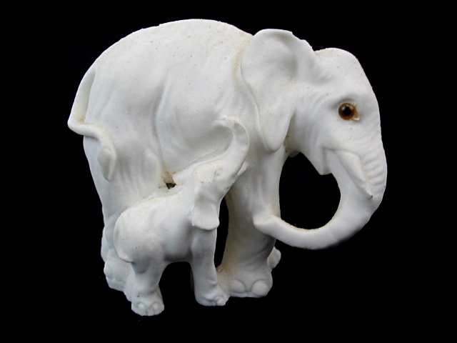 Handmade Elephant Salt Sculpture c. 1950s | Property Room