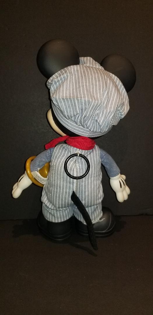 Vintage Mickey Mouse Talking Train Conductor Pull String Doll 12 ...