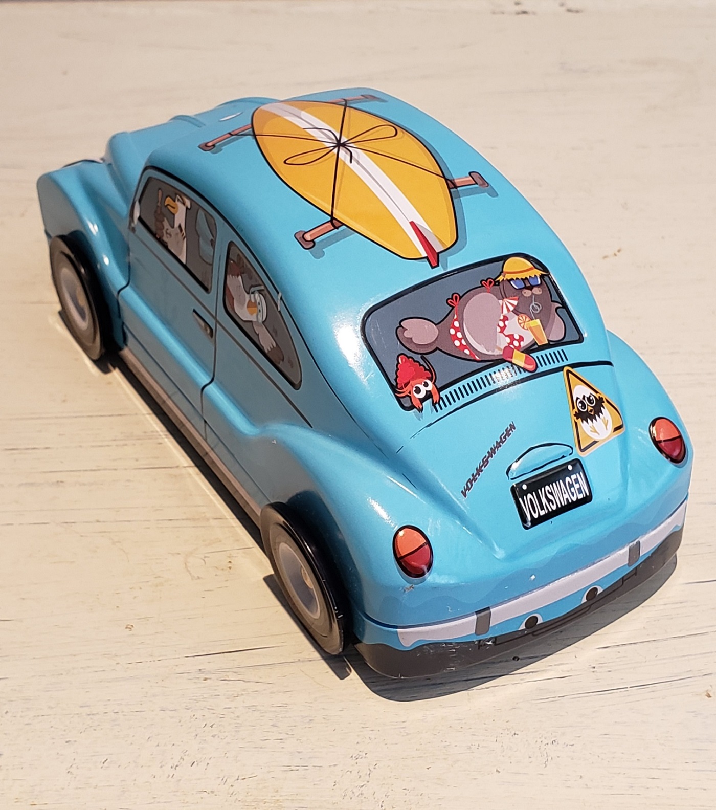 VolksWagen Official Licensed Product Tin Metal Car Empty Cookie ...