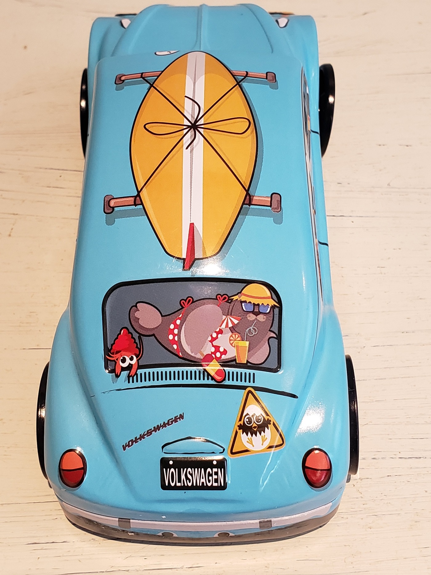 VolksWagen Official Licensed Product Tin Metal Car Empty Cookie ...