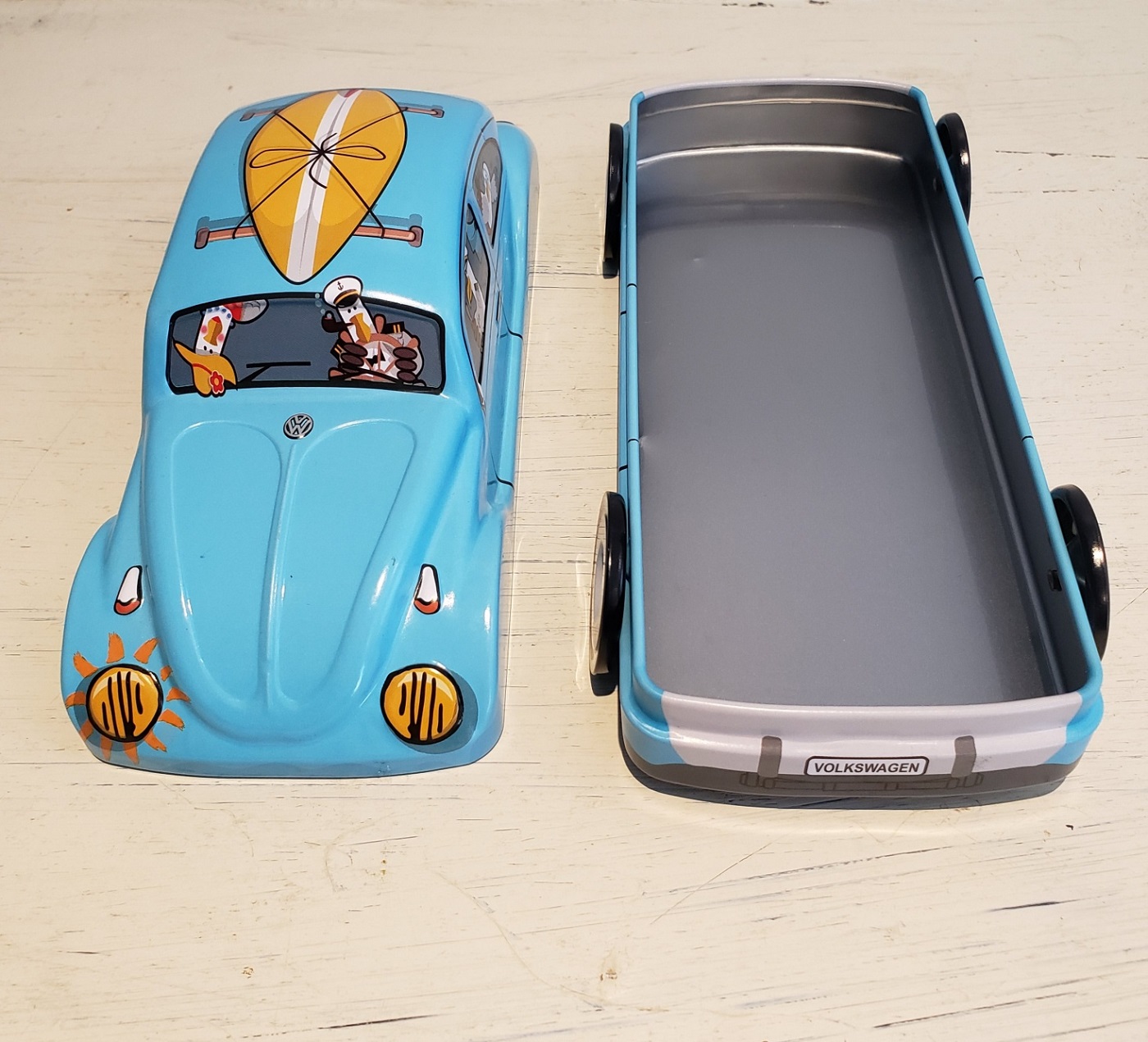 VolksWagen Official Licensed Product Tin Metal Car Empty Cookie ...