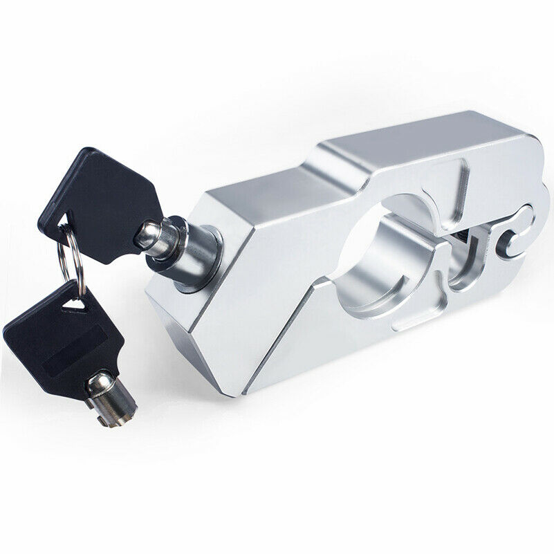 CNC Motorcycle Handlebar Brake Lock Lever Grip Throttle Caps Security ...