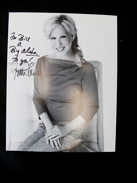 Signed Photograph of Bette Midler | Property Room