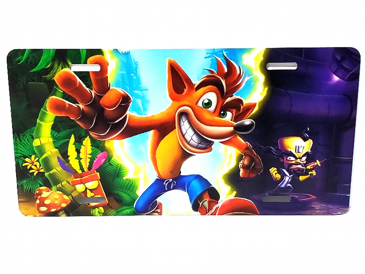 Crash Bandicoot License Plate | Property Room