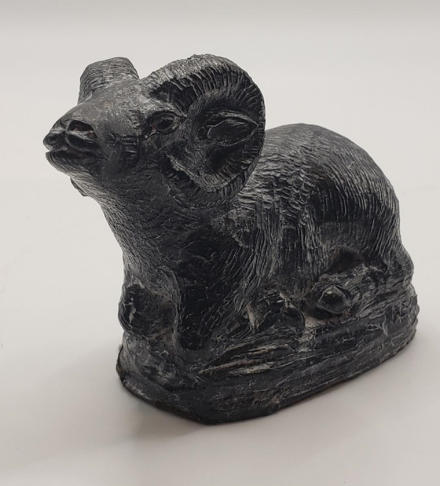 VTG A Wolf Original Sculpture of a Ram - Made in Canada | Property Room