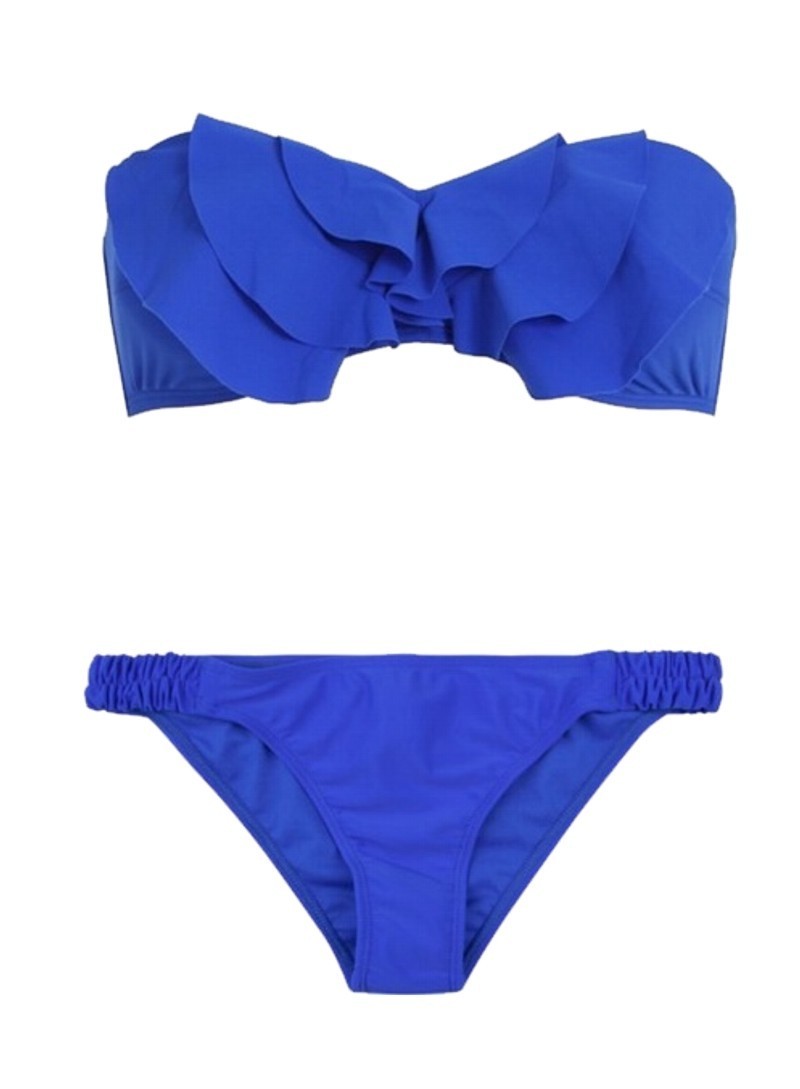 Royal Blue Ruffle Tankini Bikini - 2 Piece - Size S | Property Room