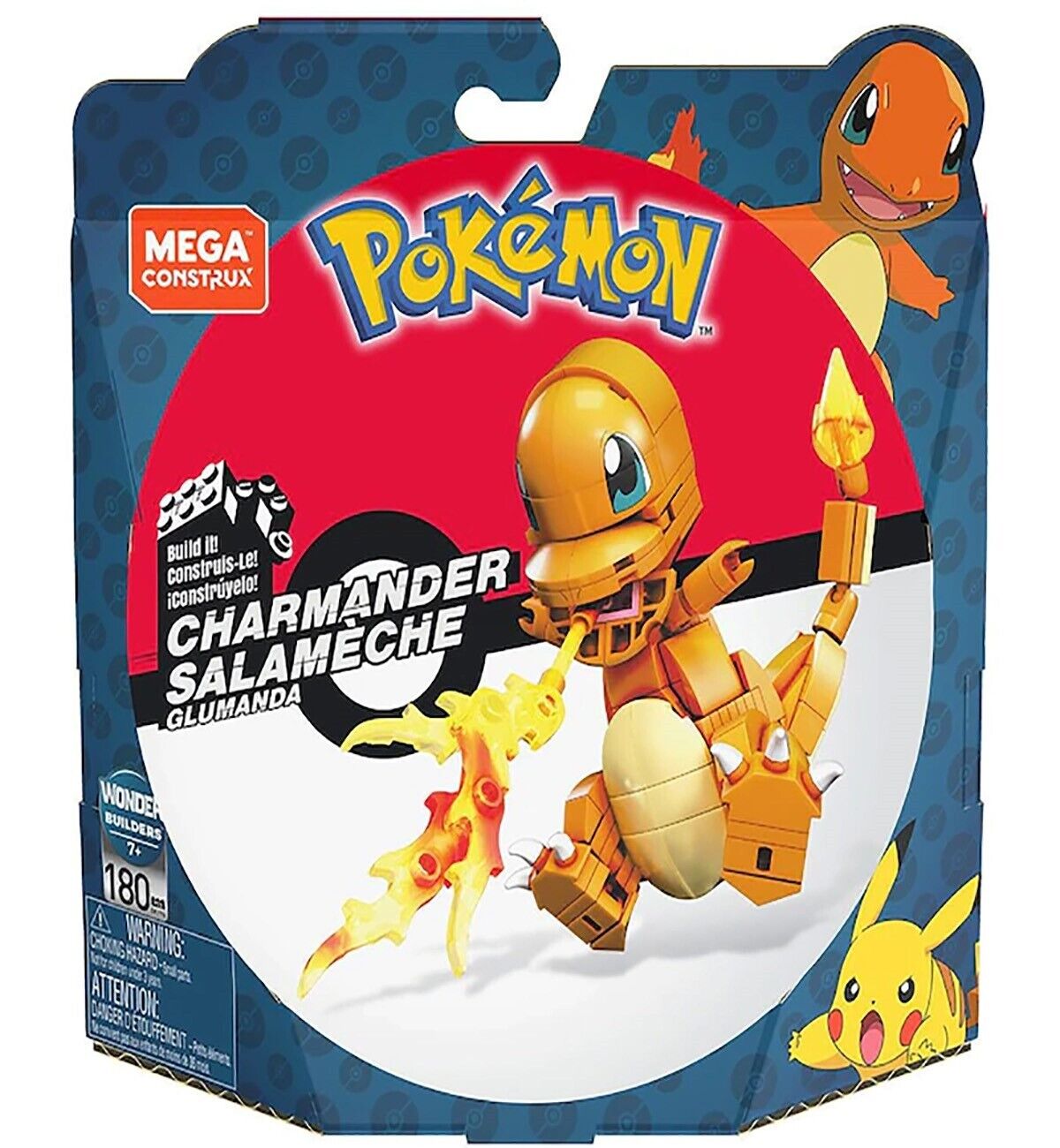 2019 Mega Construx Pokemon Charmander 180 Pieces New | Property Room