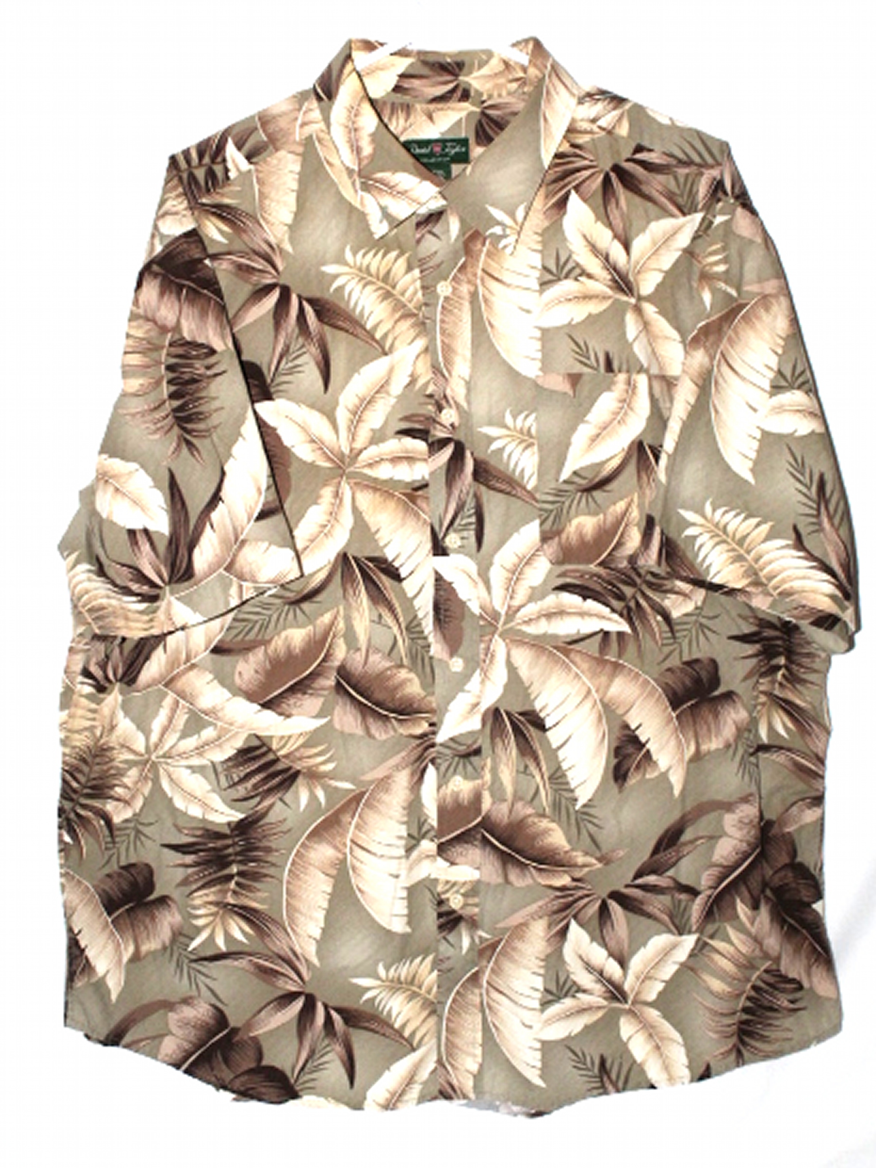 David Taylor Mens Button Shirt Down XL Tropical Hawaiian Collection ...