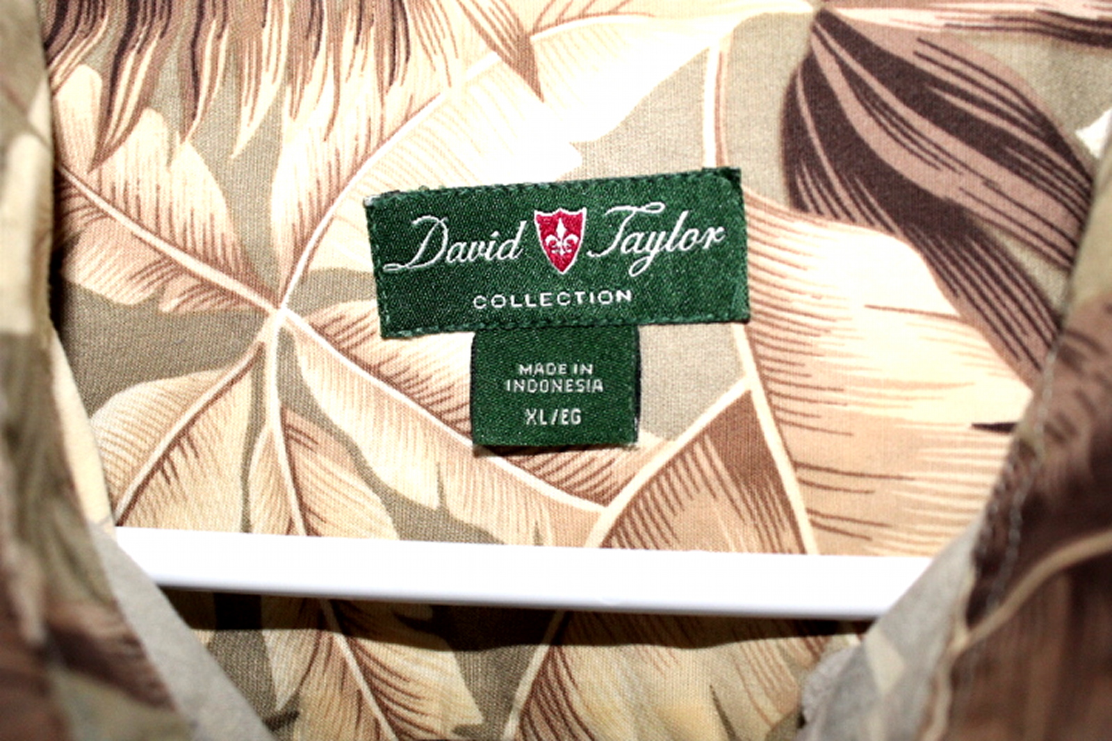 David Taylor Mens Button Shirt Down XL Tropical Hawaiian Collection ...