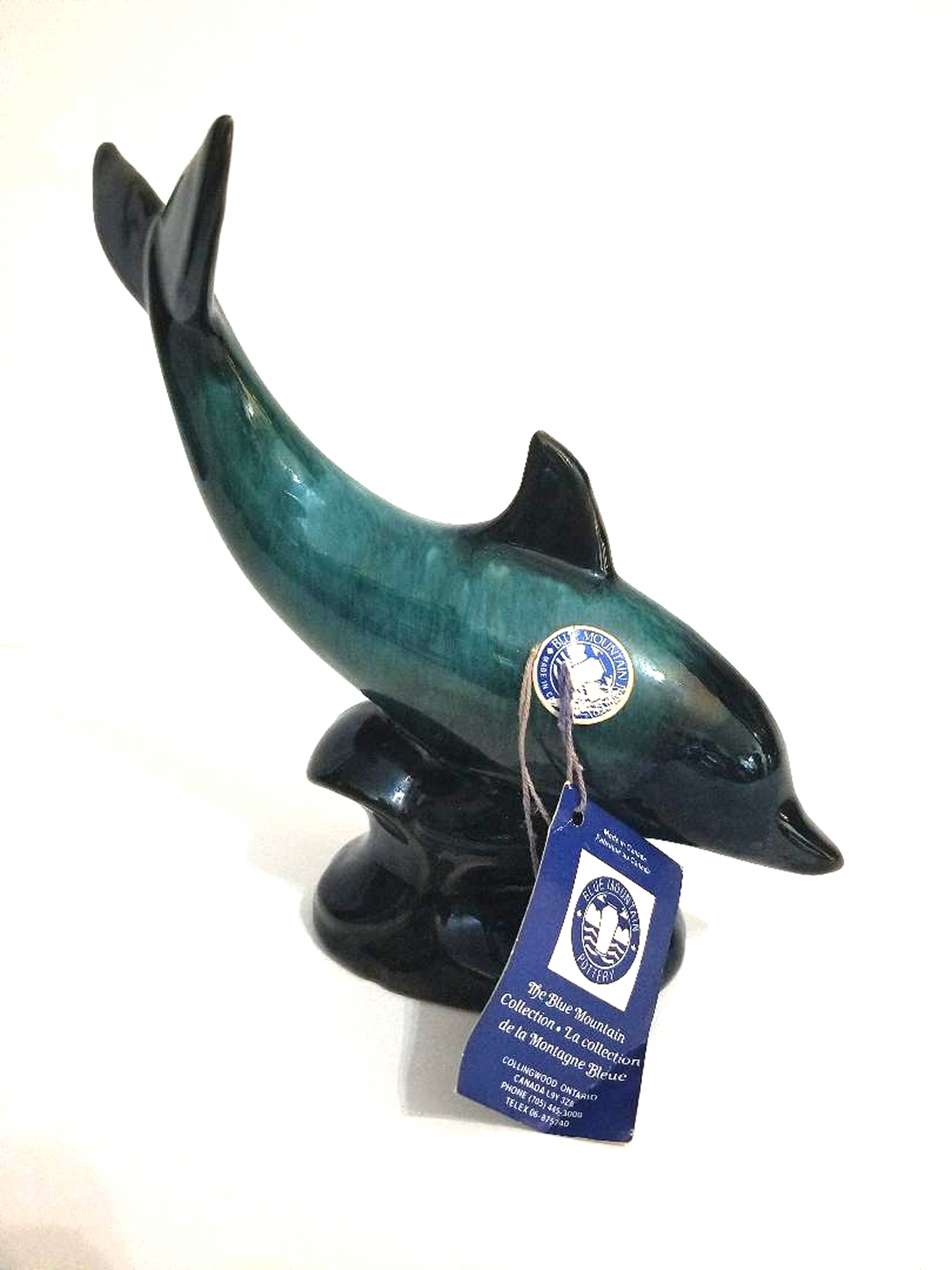 VTG Blue Mountain Pottery Dolphin - 1960's | Property Room