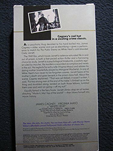 White Heat VHS Tape 1949 James Cagney & Virginia Mayo Warner Home Video ...