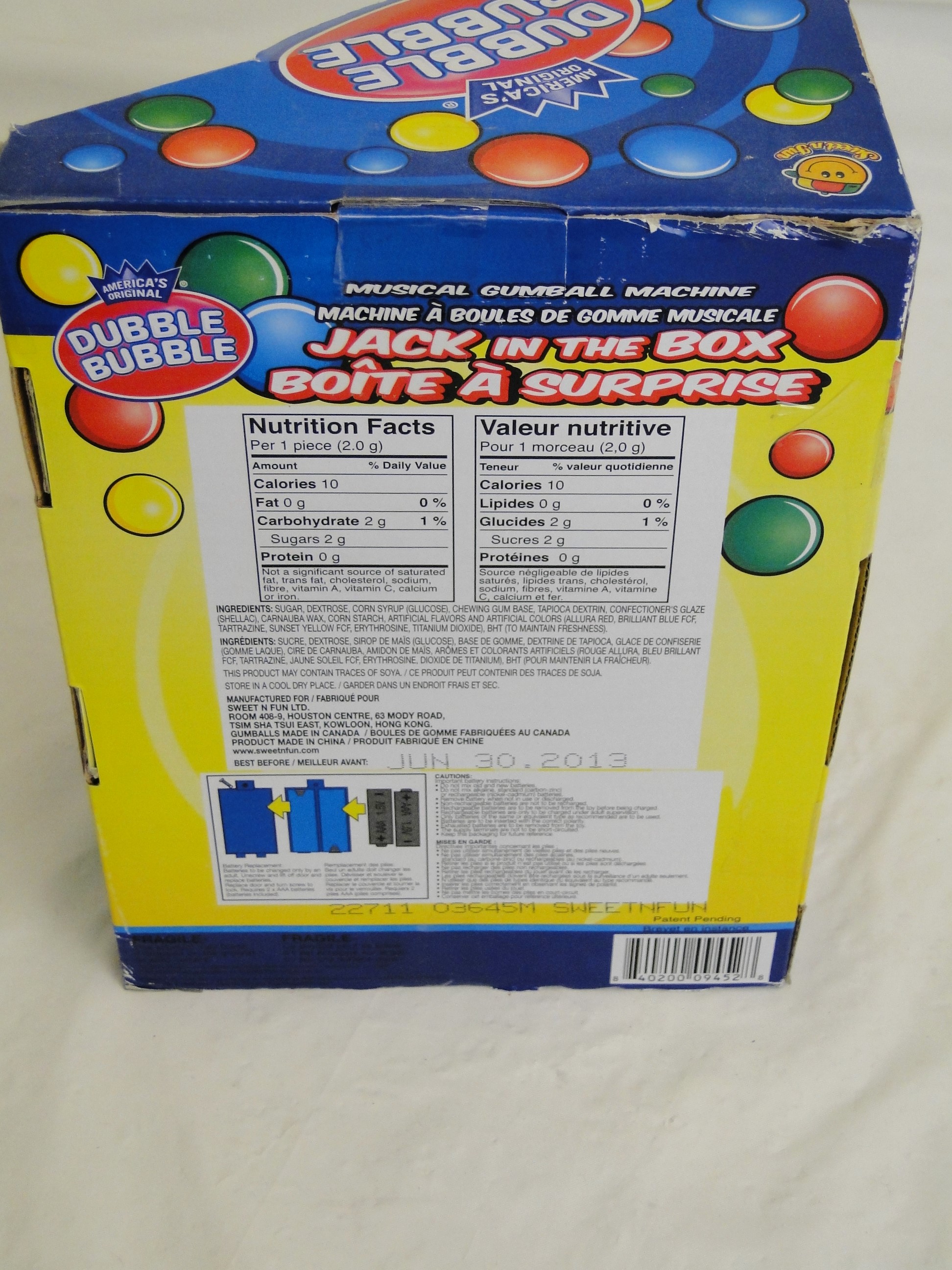 Toy from The Past - America's Original "Dubble Bubble" Jack in the Box ...