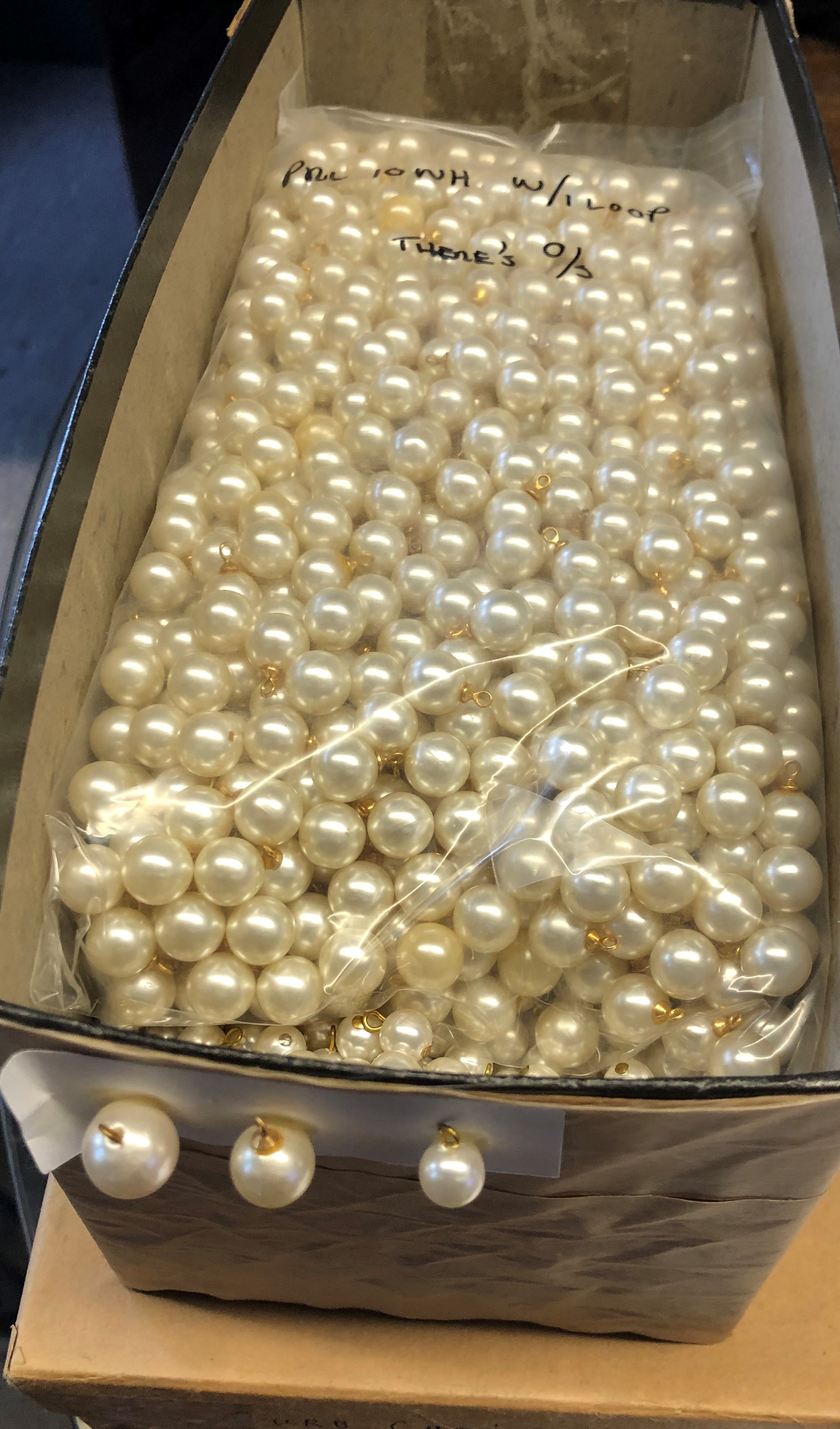Unclaimed Cargo from the 1960's to 1970's Glass Pearls | Property Room